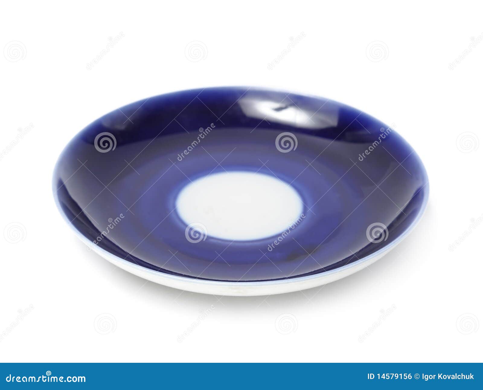 Soucoupe bleue photo stock. Image du endroit, restaurant - 14579156