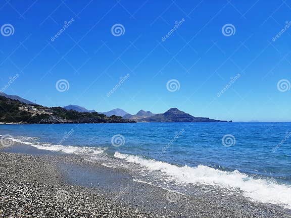 Souda Beach, Crete, Greece 01 Stock Image - Image of beach, holiday ...