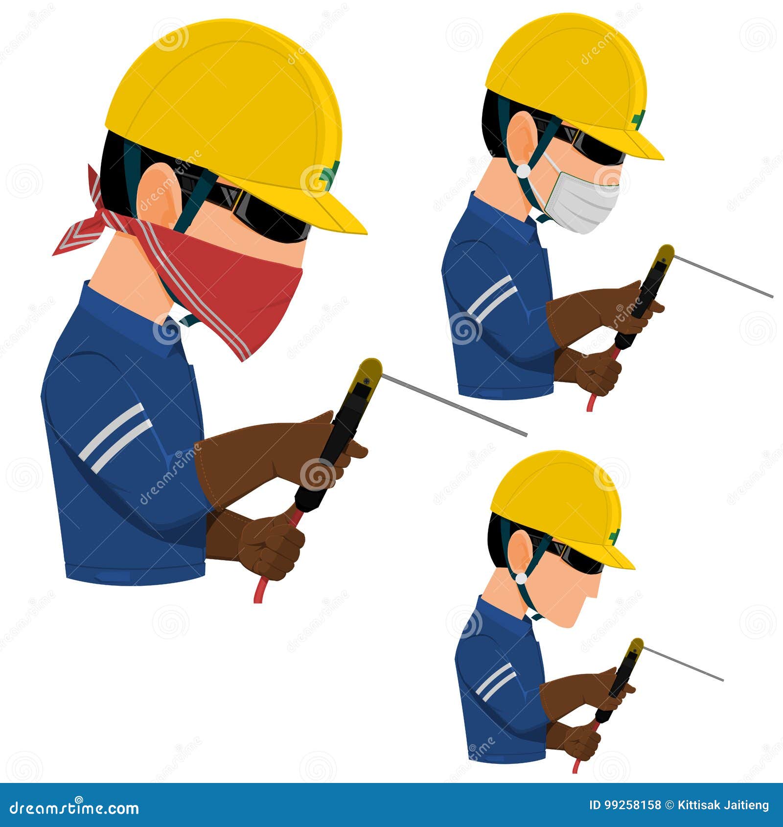 Soudeur Icon illustration de vecteur. Illustration du construction ...