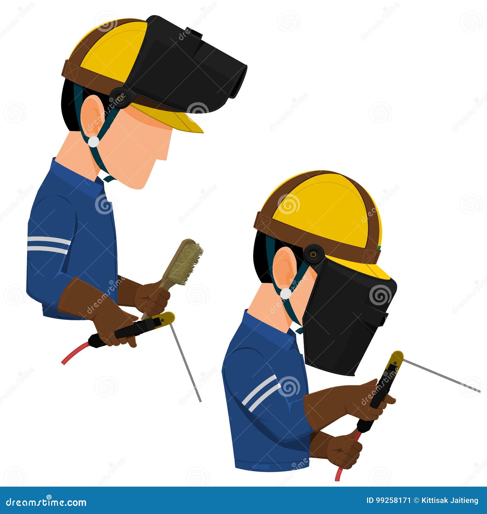 Soudeur Icon illustration de vecteur. Illustration du usine - 99258171