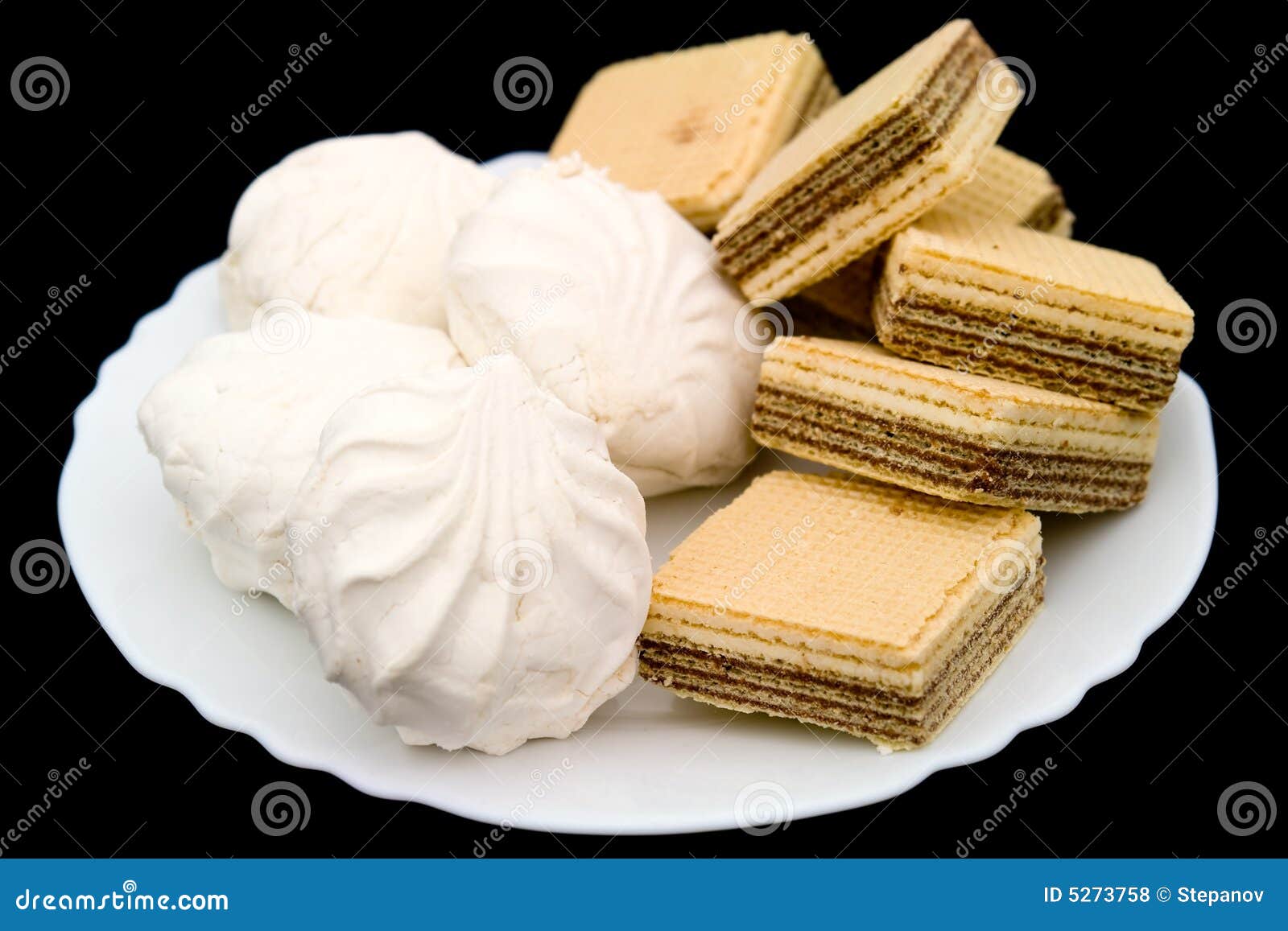 Souffle and waffles stock photo. Image of breakfast, desert - 5273758
