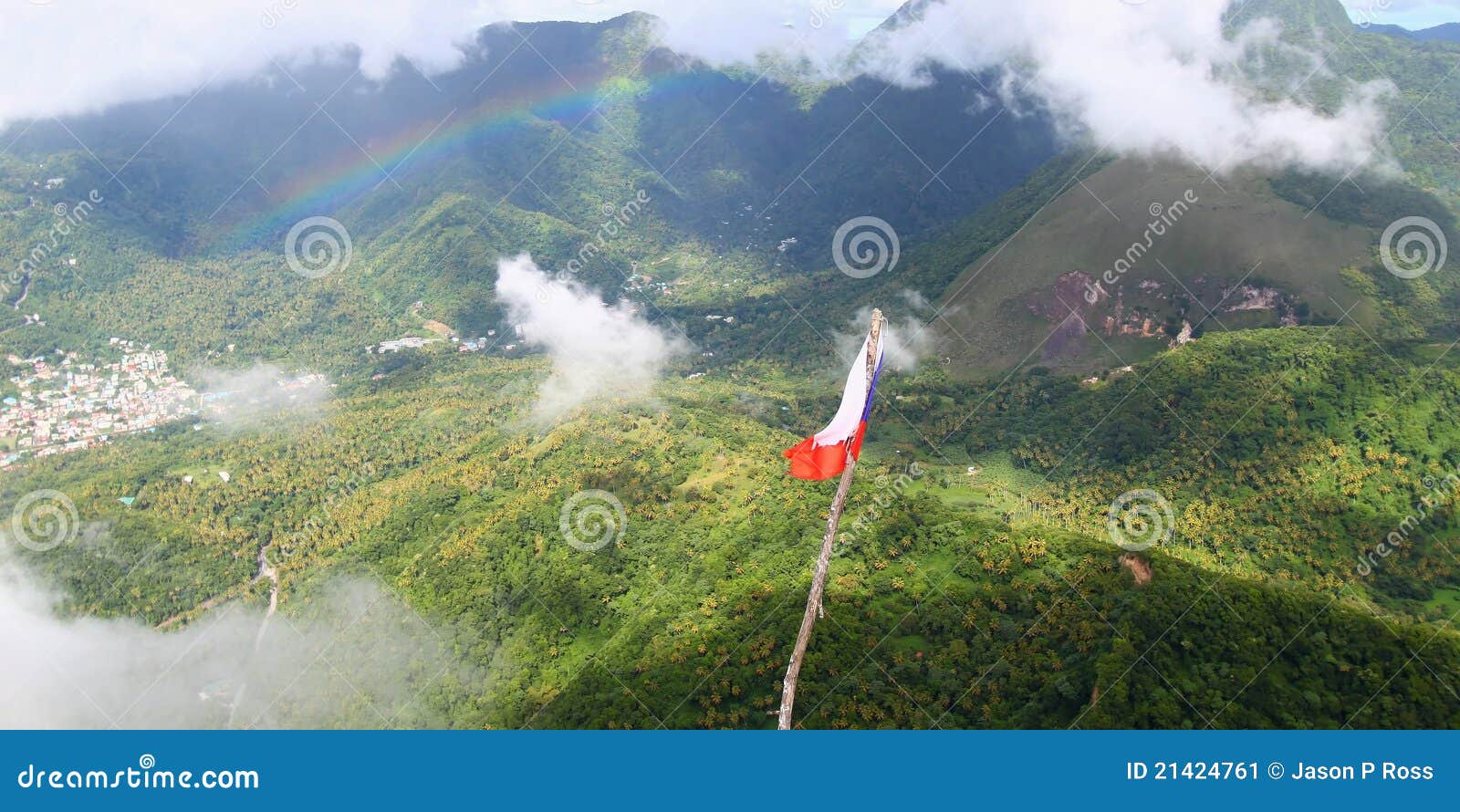 Soufriere de petit Piton image stock. Image du vaste - 21424761