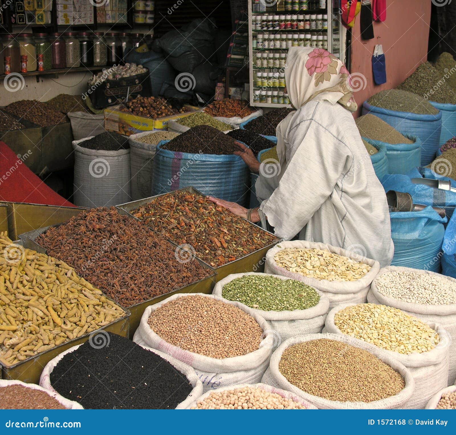 Souk shopping stock photo. Image of north, market, africa - 1572168