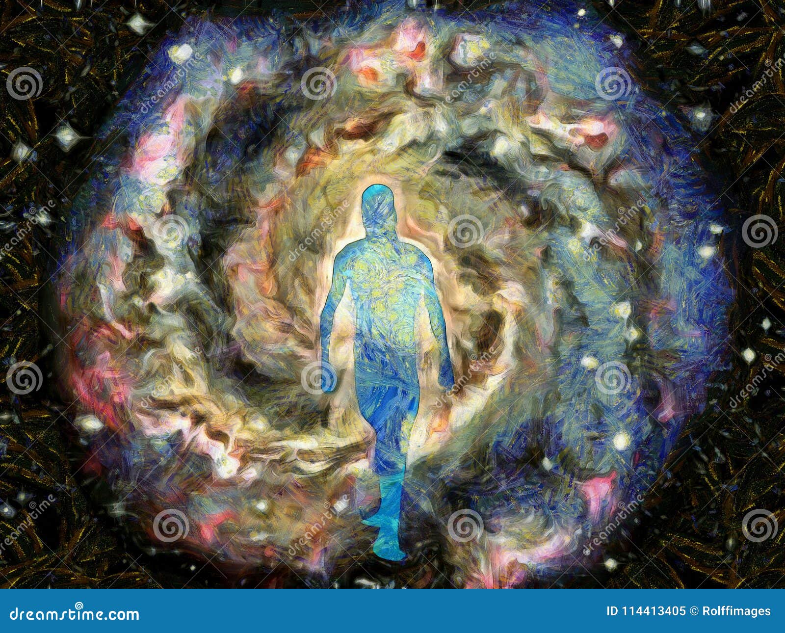 Soul stock image. Image of astral, reincarnation, abstract - 114413405