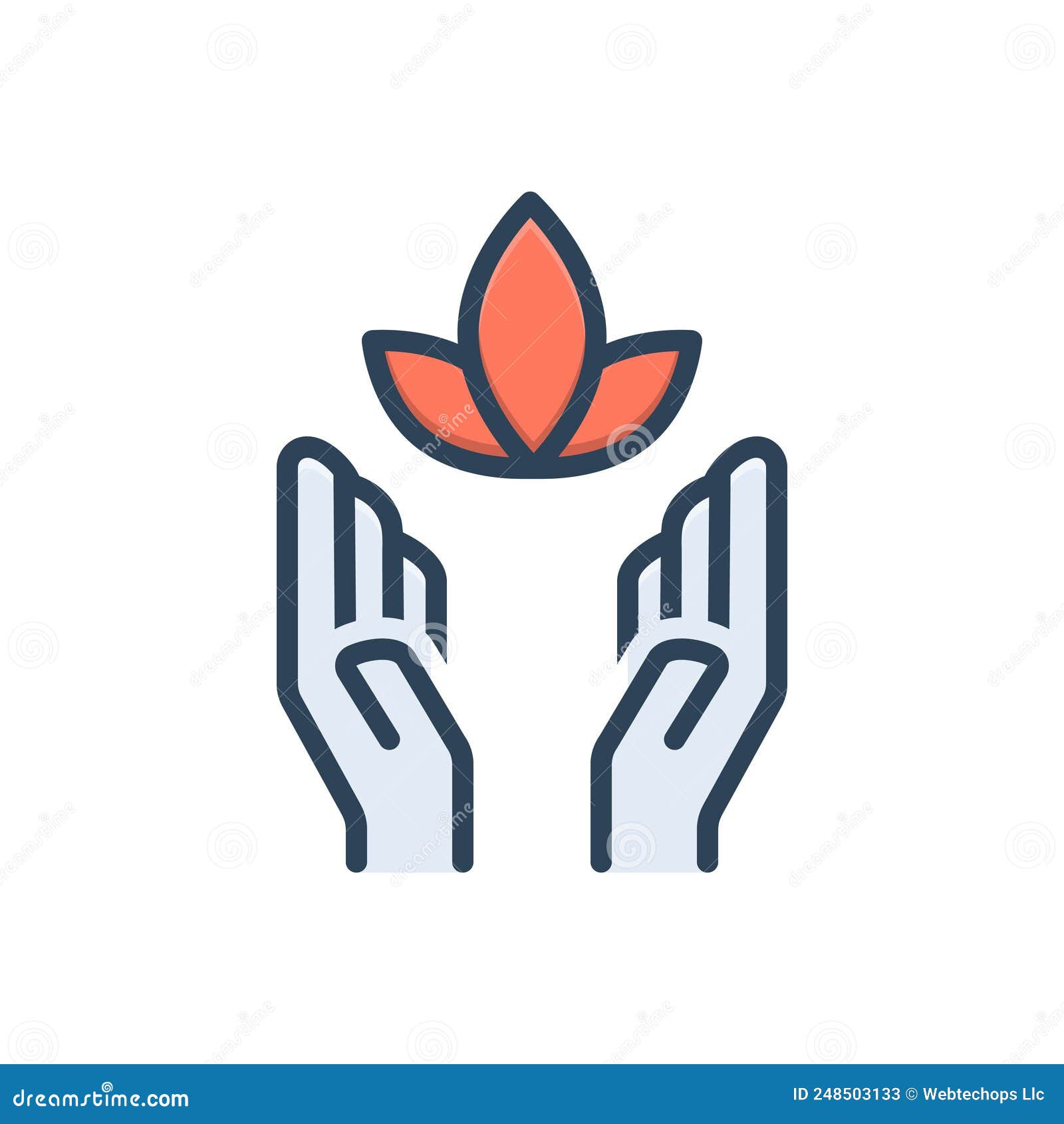 Color Illustration Icon for Soul, Inspiration and Feeling Stock ...