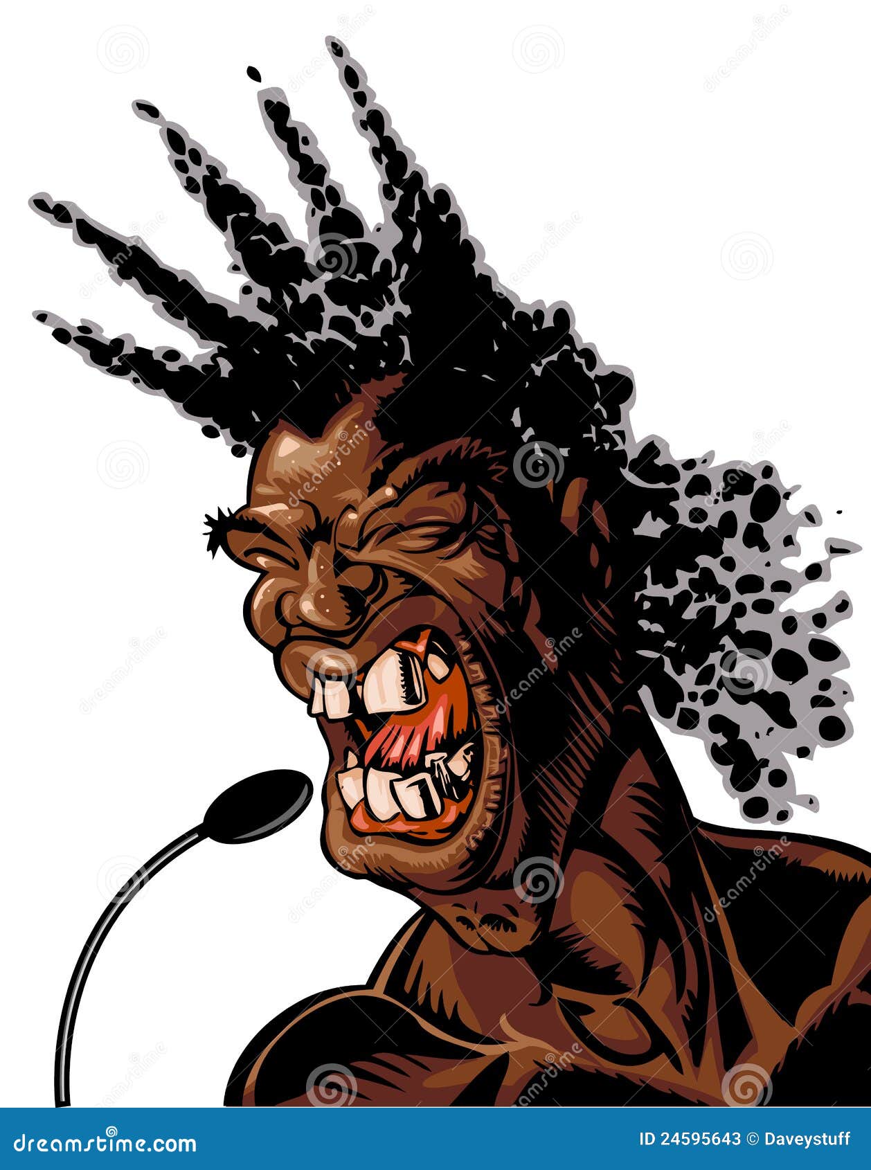 Soul Man stock vector. Illustration of belief, microphone - 24595643