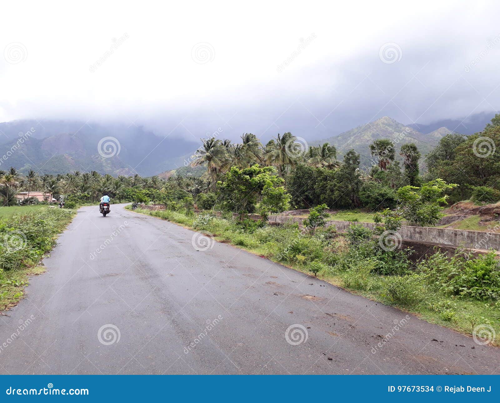 Soul ride stock photo. Image of beautiful, rainy, bike - 97673534