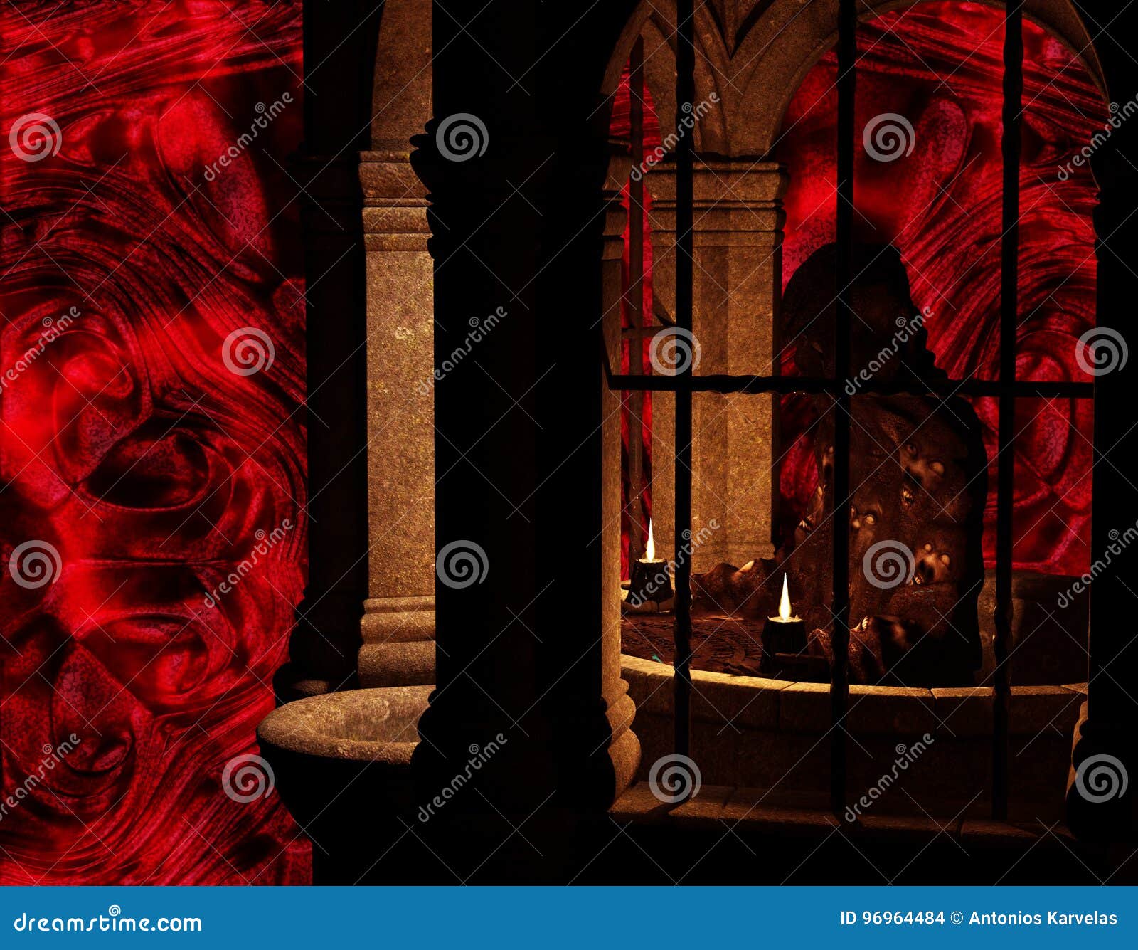 Souls Hell Fire Twigs. Generate Ai Royalty-Free Stock Image ...