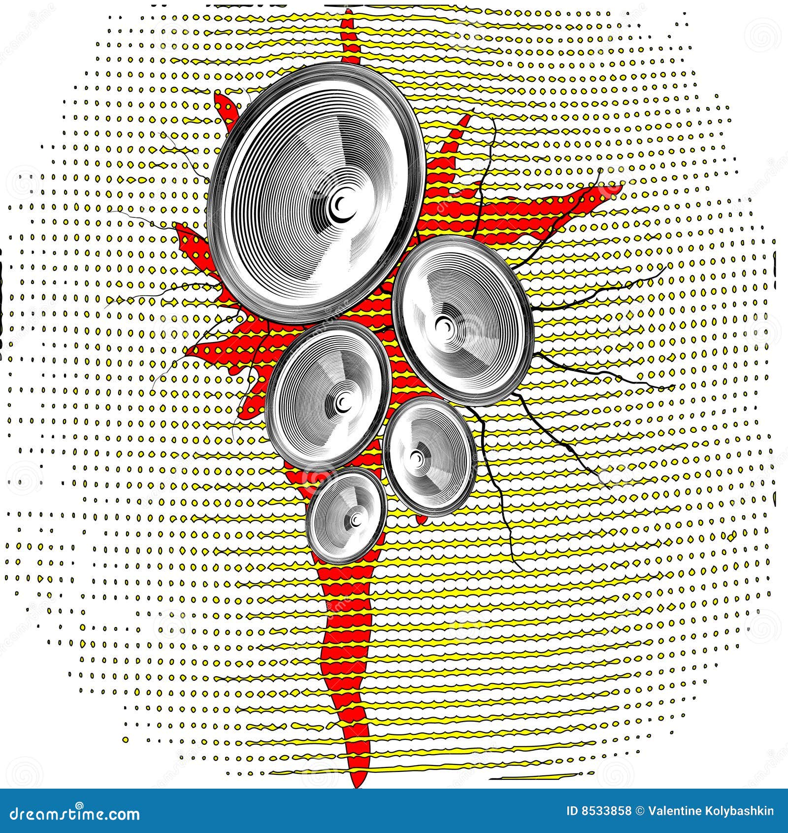 Sound stock vector. Illustration of gradient, graphic - 8533858