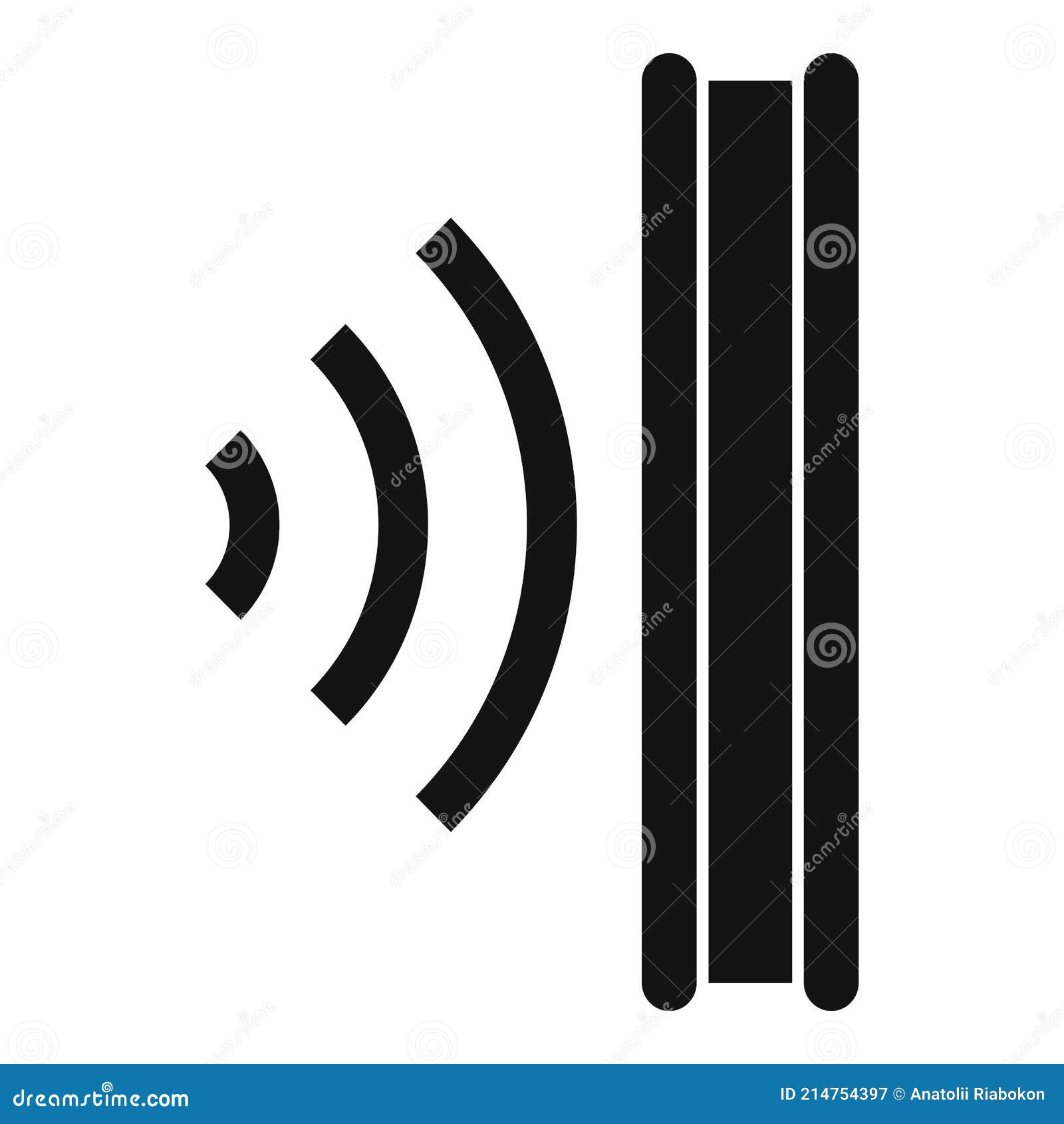 Sound Absorbing Icon, Simple Style Stock Vector - Illustration of ...