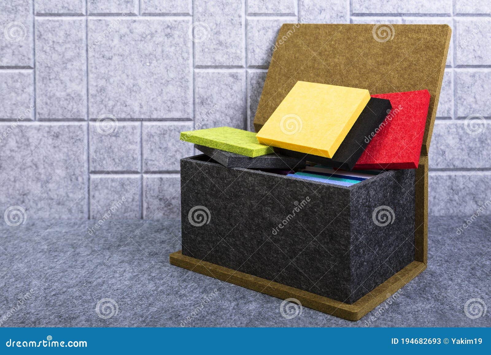 Sound absorbing panels stock image. Image of abstract - 194682693