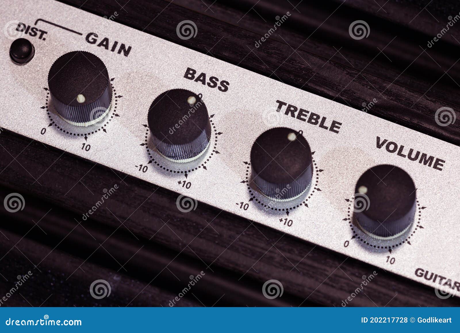 Sound Amplifier Control Panel Knobs Stock Photo - Image of knobs ...