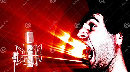Sound attack stock illustration. Illustration of frequencies - 1470780