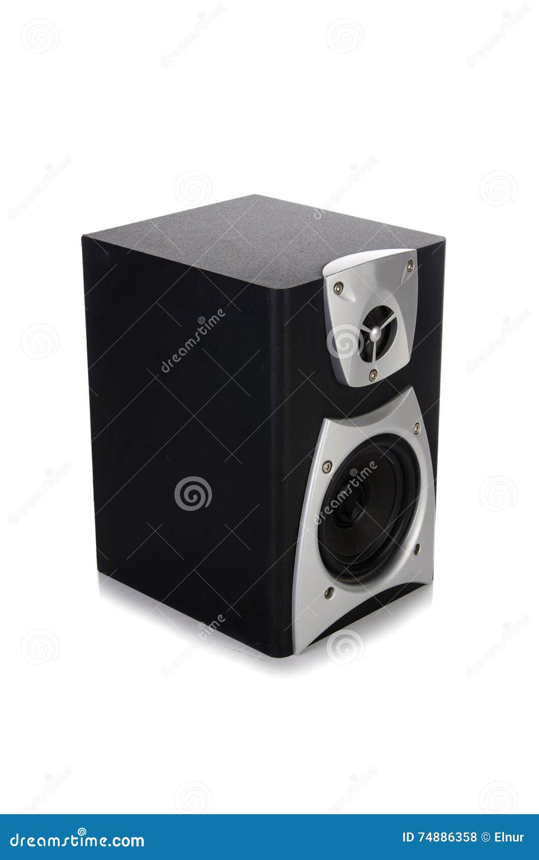 The Sound Audio Speaker Isolated on White Background Stock Photo ...