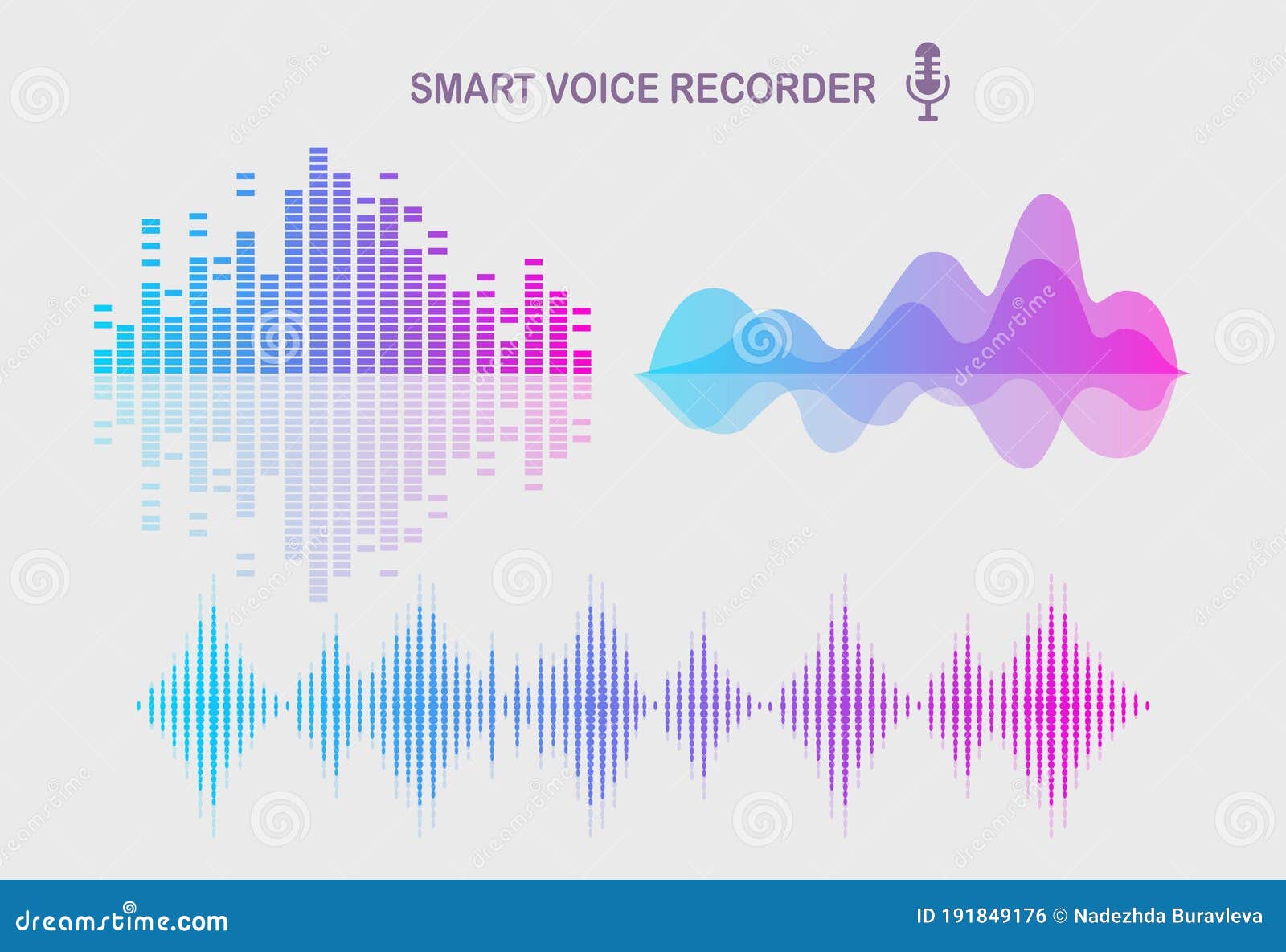 Sound Audio Wave from Equalizer. Music Frequency in Color Spectrum ...