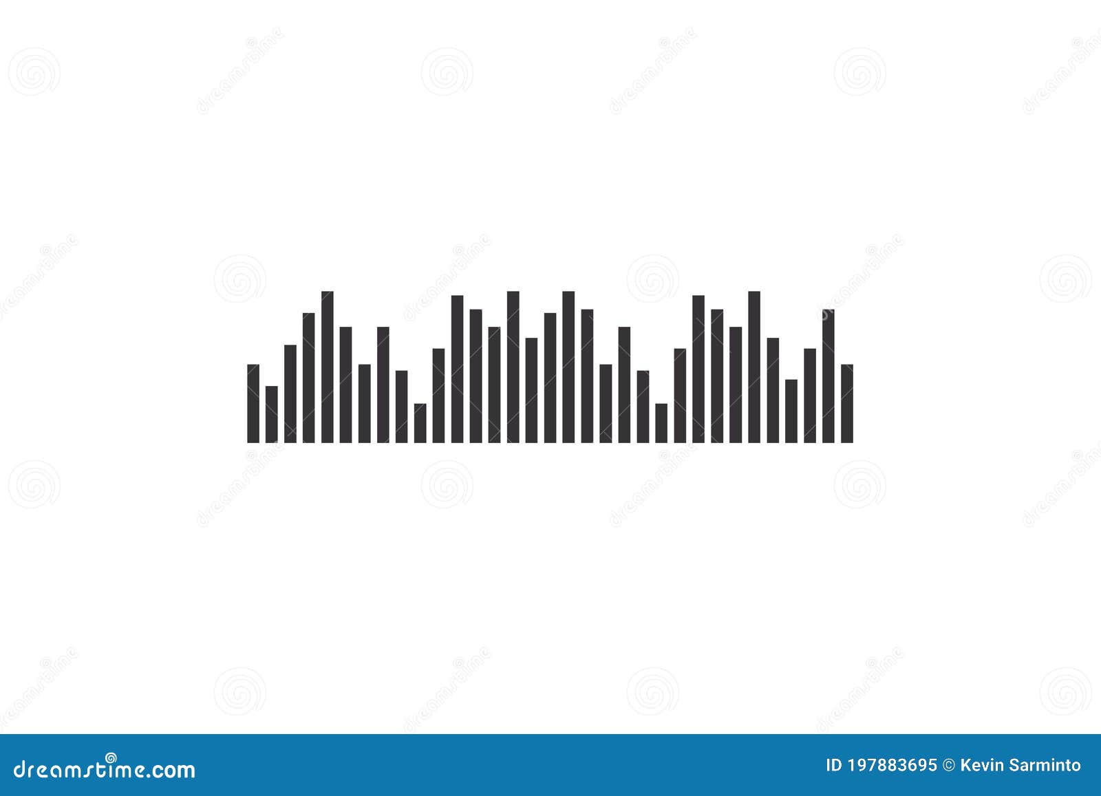 Sound Bars Icon. Trendy Sound Bars Logo Concept On White Background ...