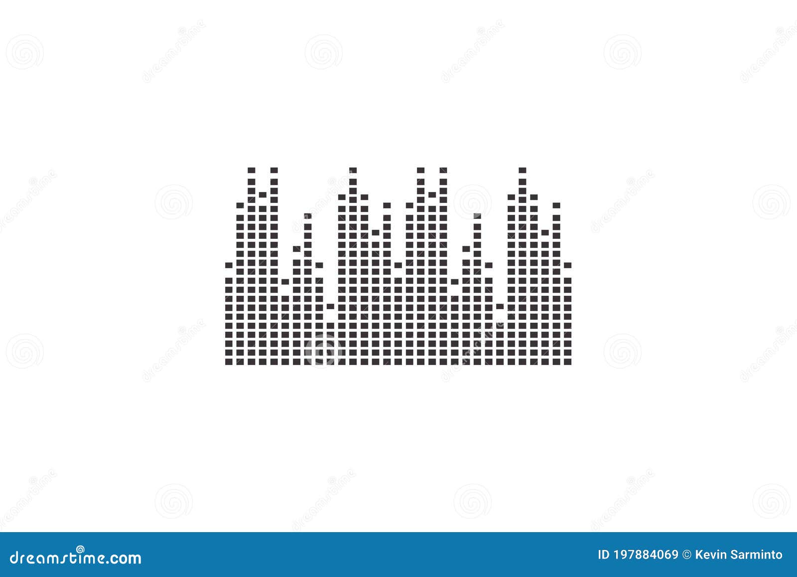 Sound bars logo design stock illustration. Illustration of banner ...