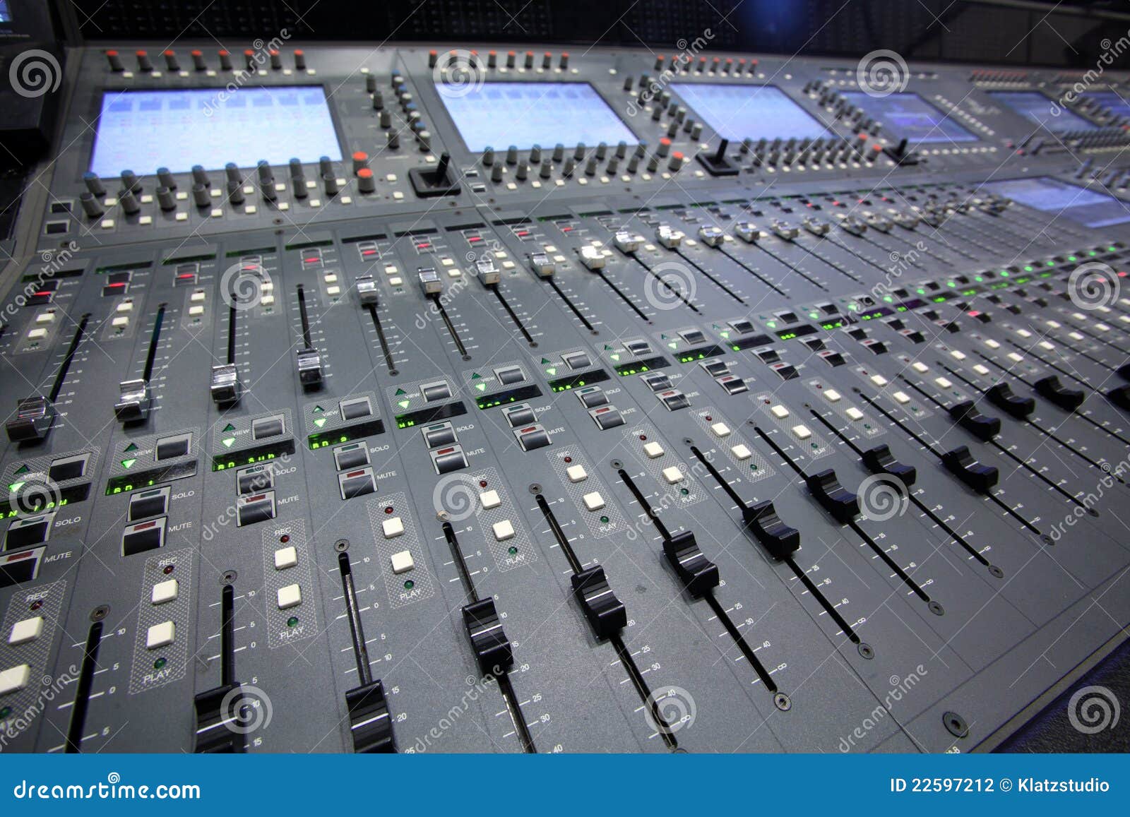 Sound board stock photo. Image of entertainment, lights - 22597212
