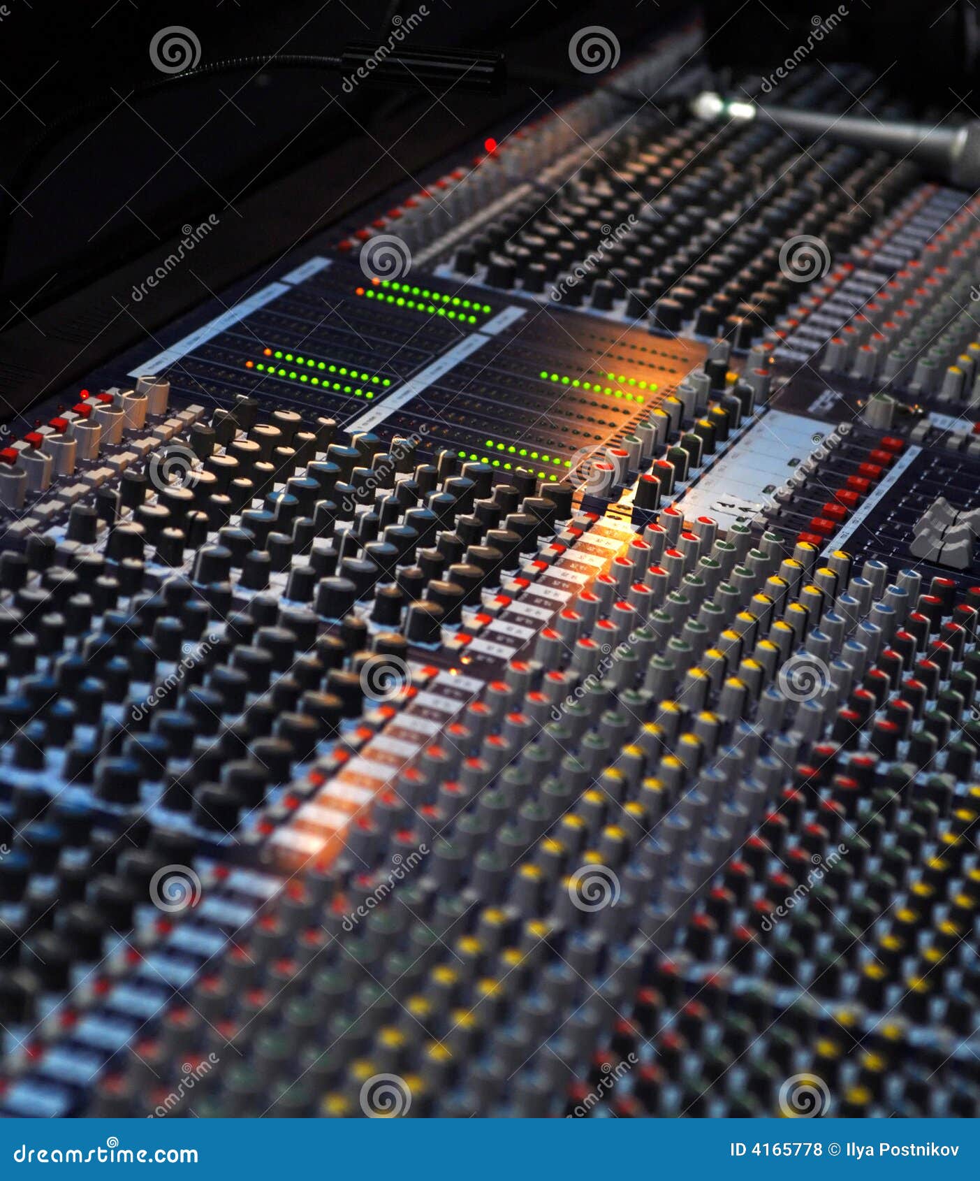 The sound board stock photo. Image of display, occupation - 4165778