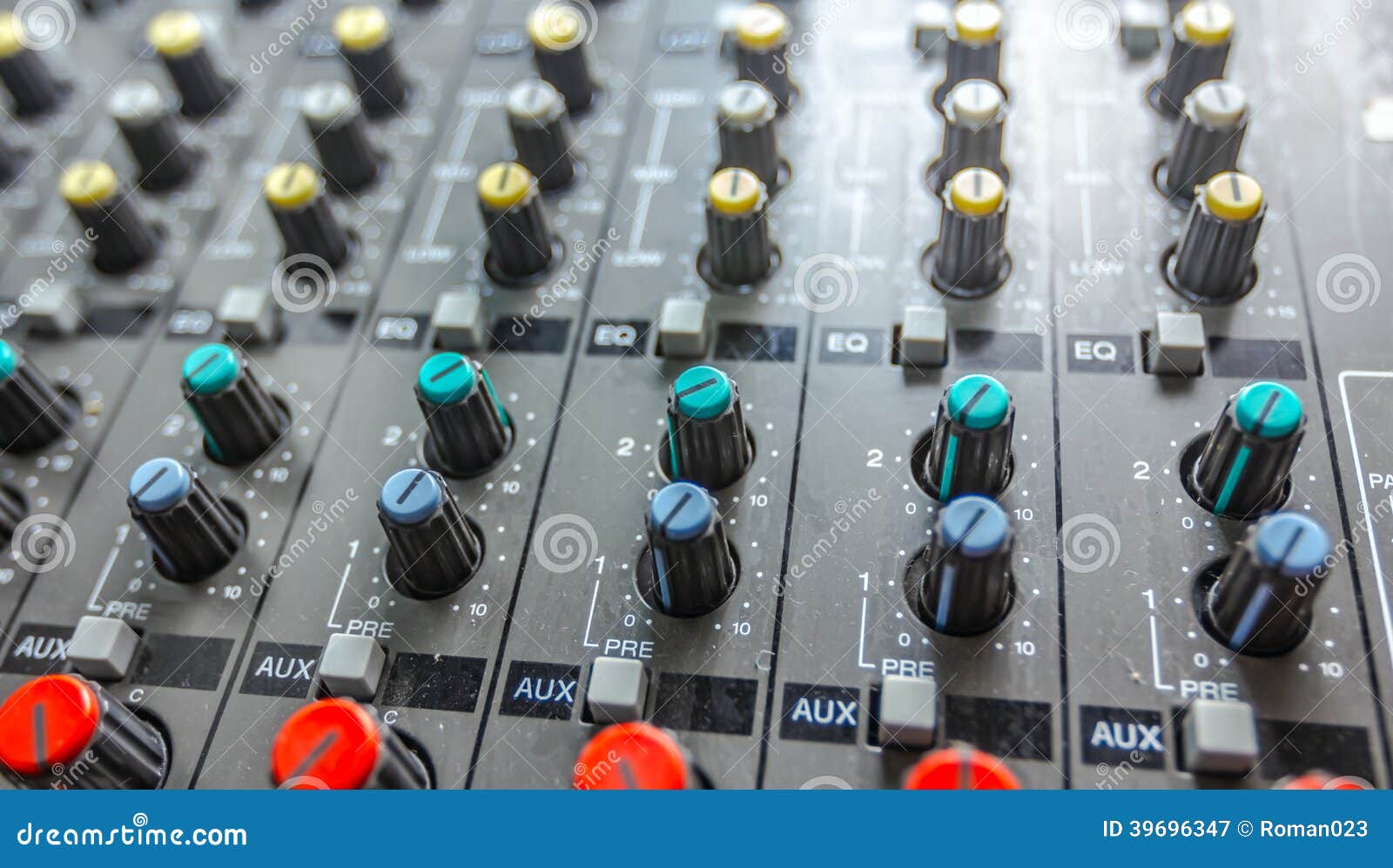 Sound board stock image. Image of channel, equalizer - 39696347