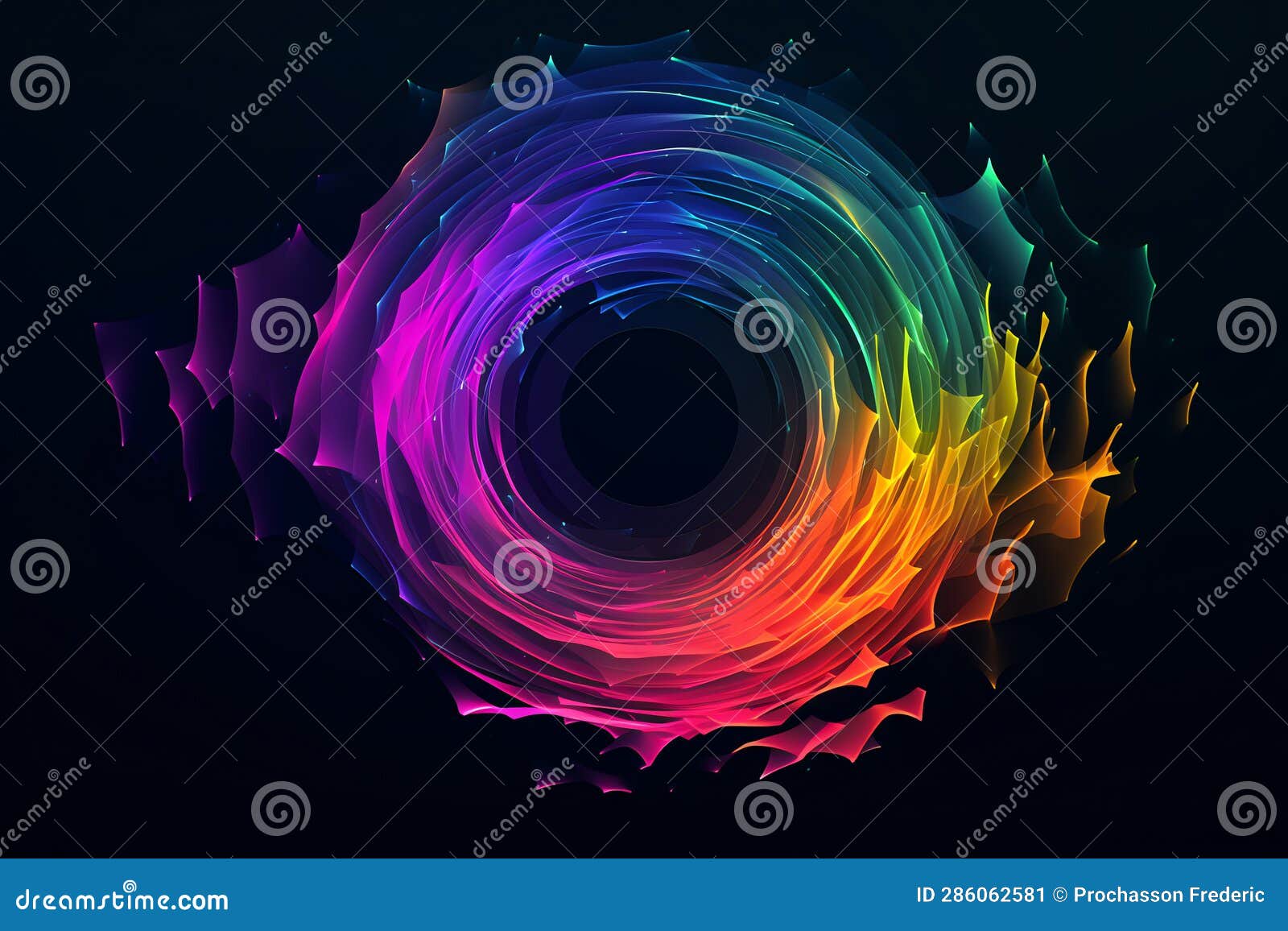 Sound Cirle Concept, AI Generated Stock Illustration - Illustration of ...