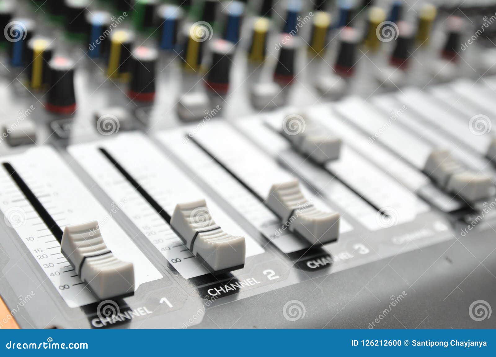 Sound Control. Audio Controller and Tuning. Stock Photo - Image of ...