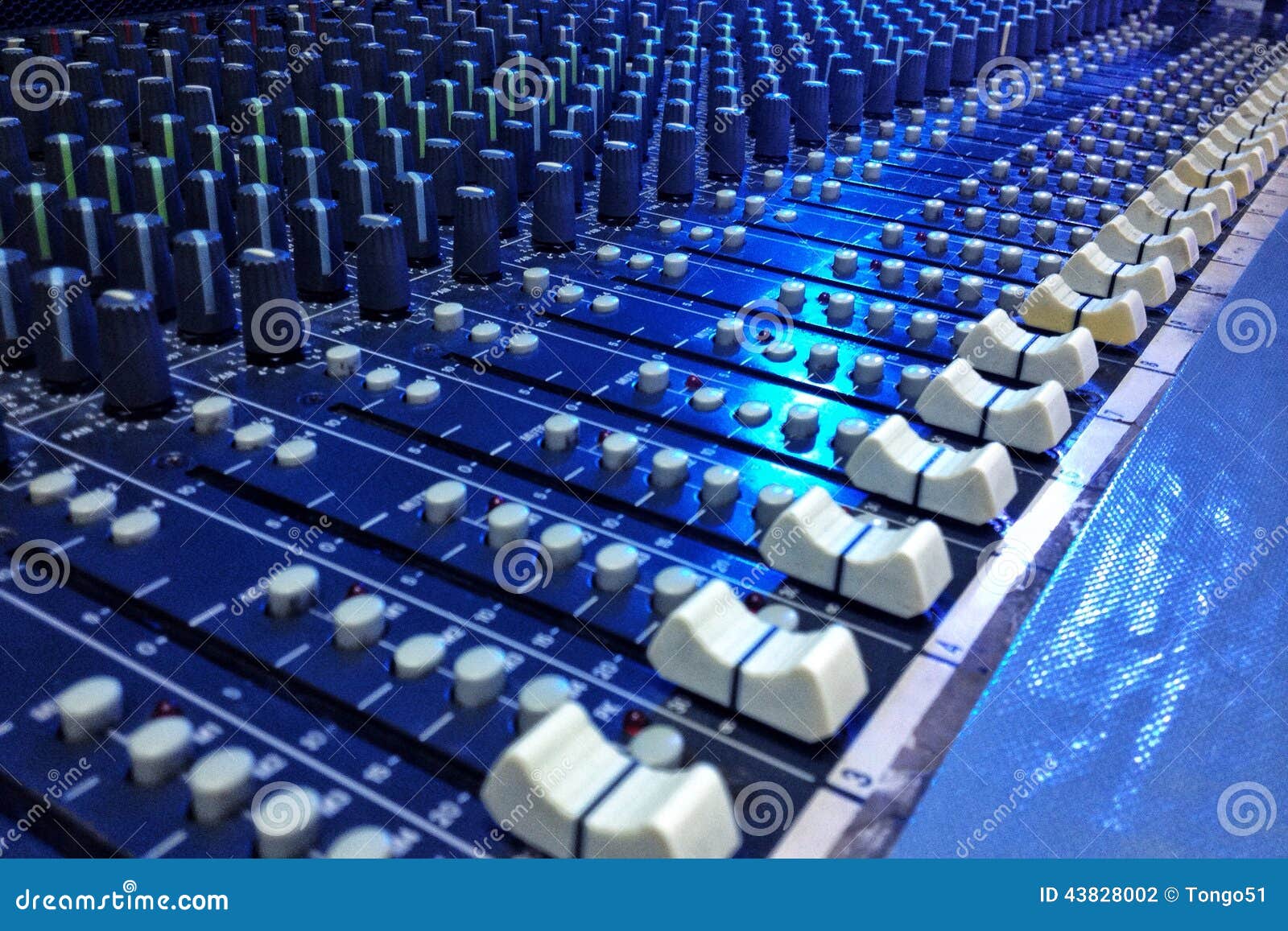 Sound control stock photo. Image of technology, auditorium - 43828002