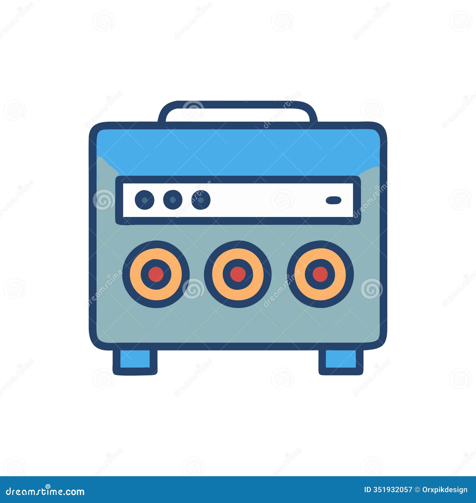 Sound Control Linear Icon. Modern Outline Sound Control Logo Con Vector ...