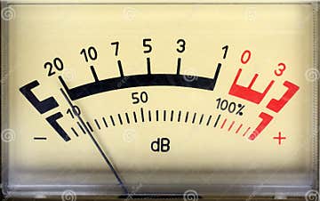 Sound decibel meter stock photo. Image of analyzing, close - 11585148