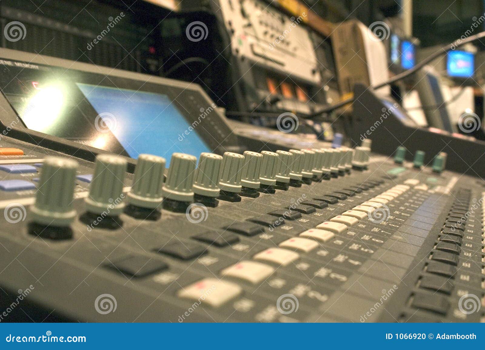 Sound Desk stock photo. Image of communication, fade, mixing - 1066920