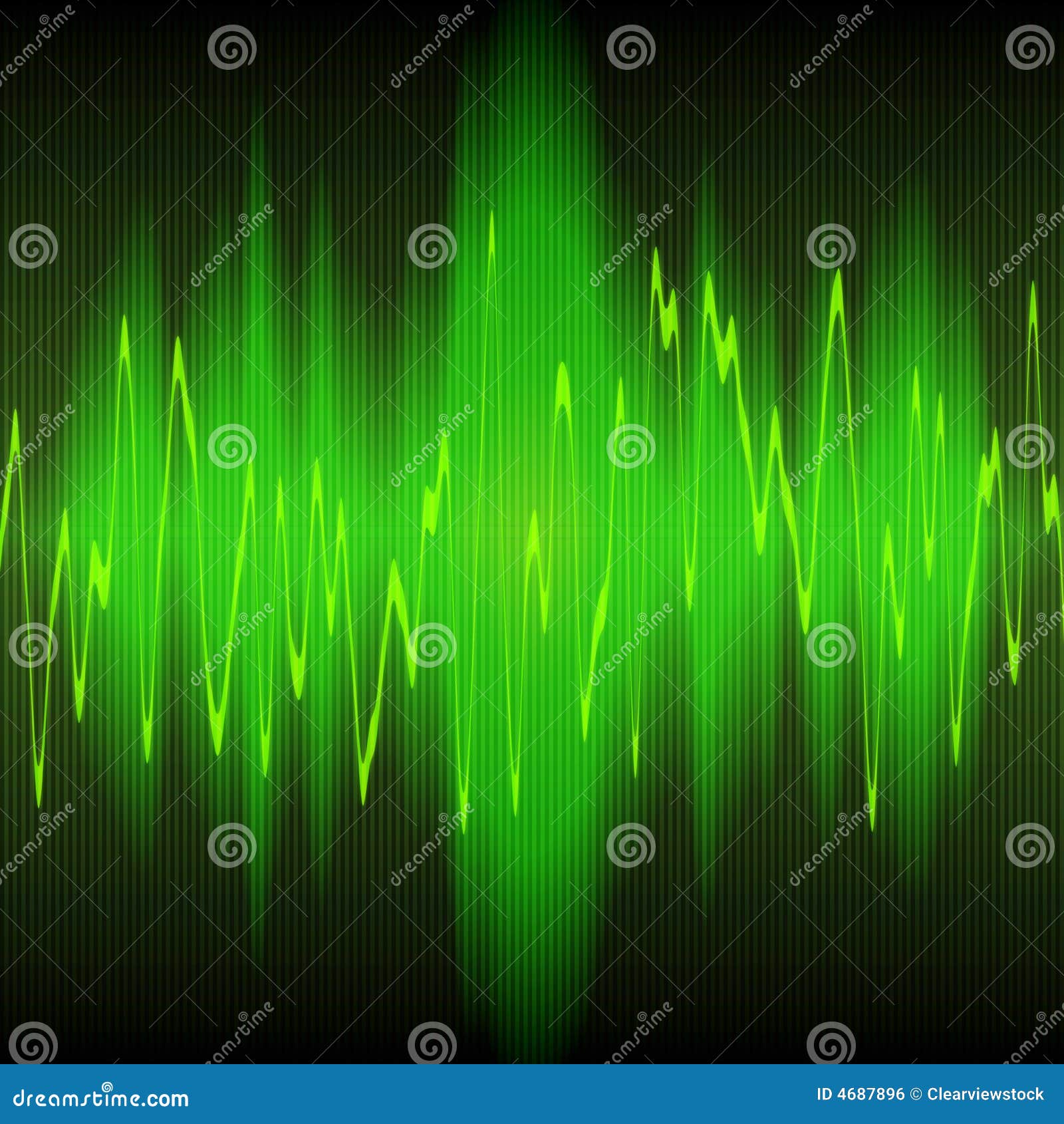 Sound energy wave abstract stock illustration. Illustration of ...