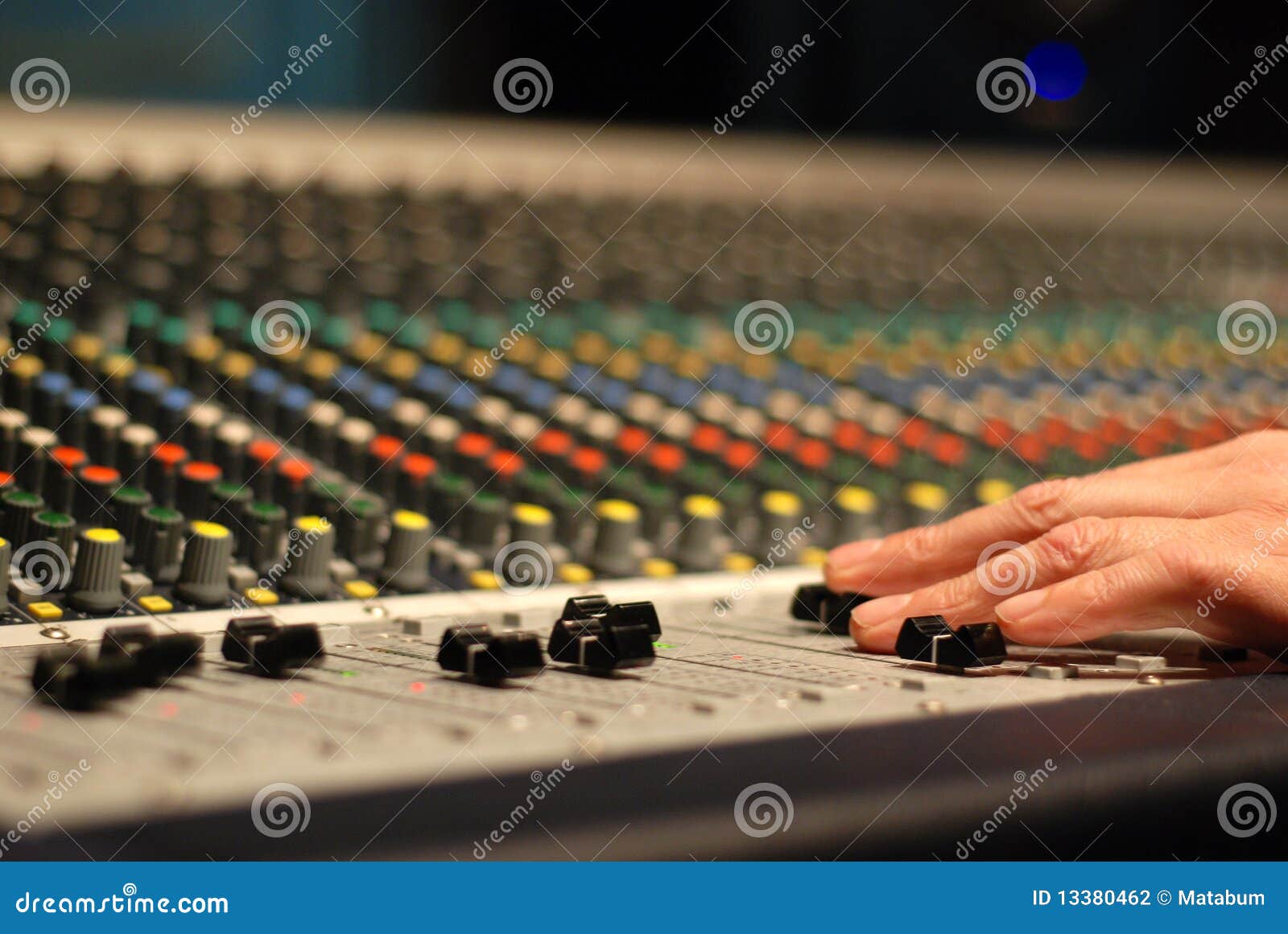 Sound engineer stock photo. Image of board, knob, dance - 13380462