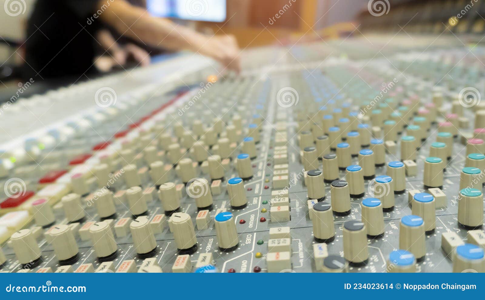 Sound Engineering in the Studio. Professional Audio Stock Photo - Image ...