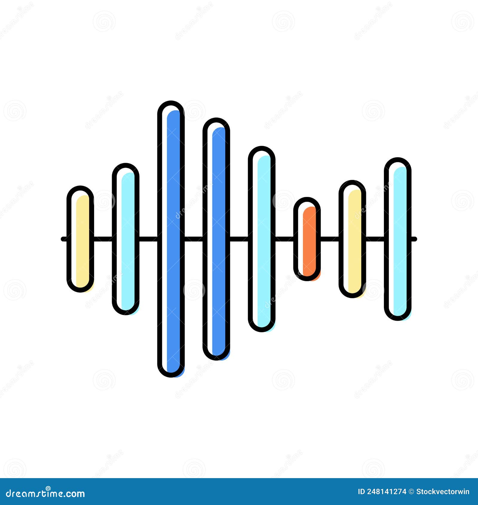 Equalizer, Color Logo, Music And Sound Logo, Multimedia Background And ...