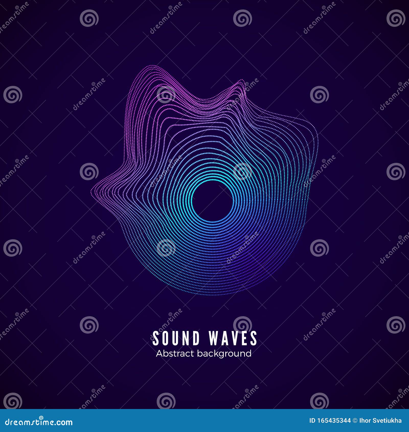 Sound Equalizer with Frequency Splash. Music Waves Motion Effect Stock ...