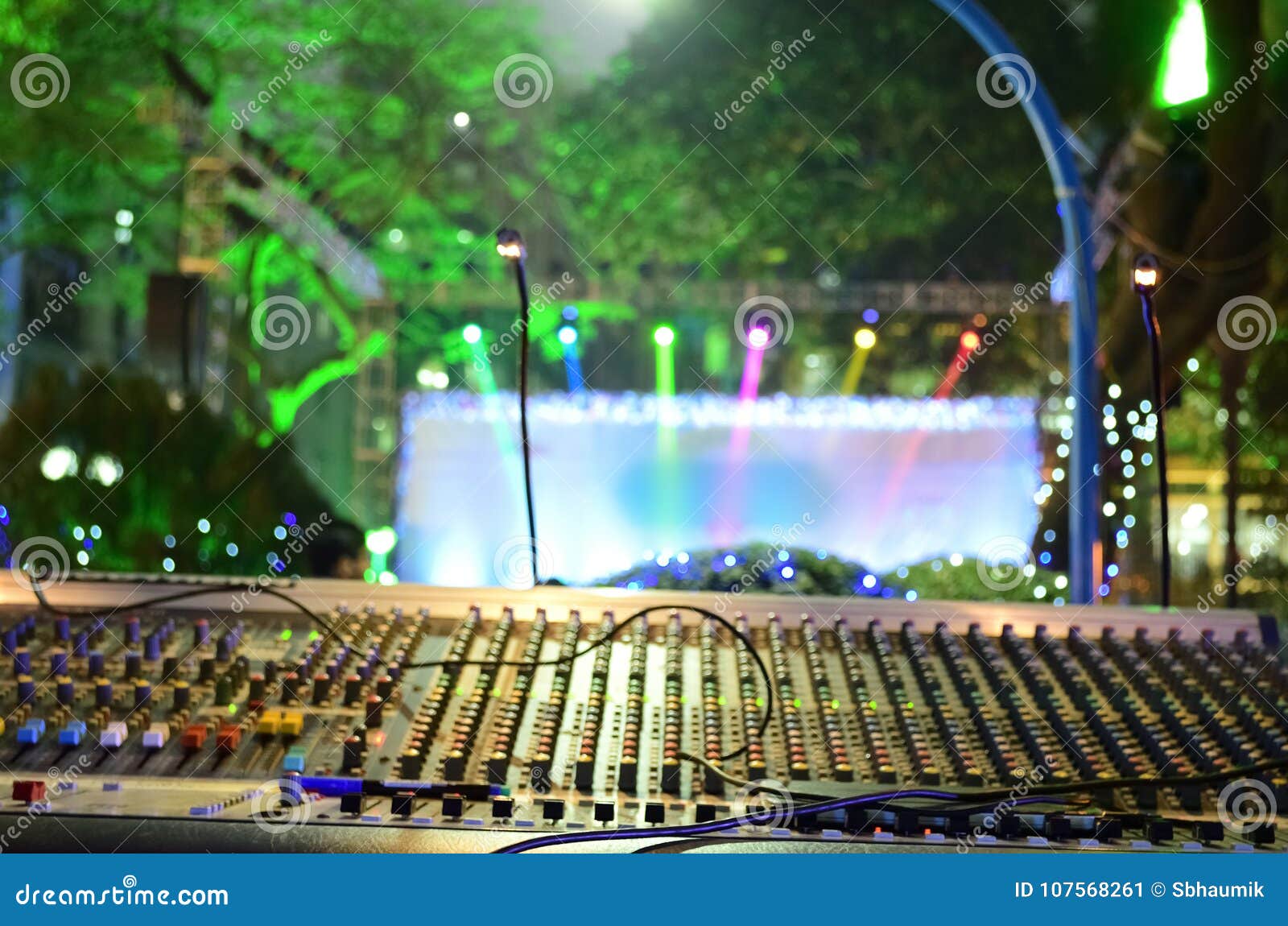 Sound equalizer in studio stock image. Image of engineering - 107568261