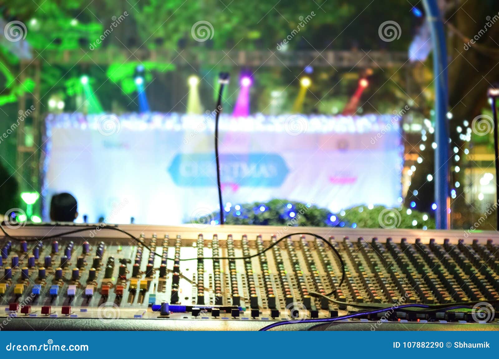 Sound equalizer in studio stock photo. Image of industry - 107882290