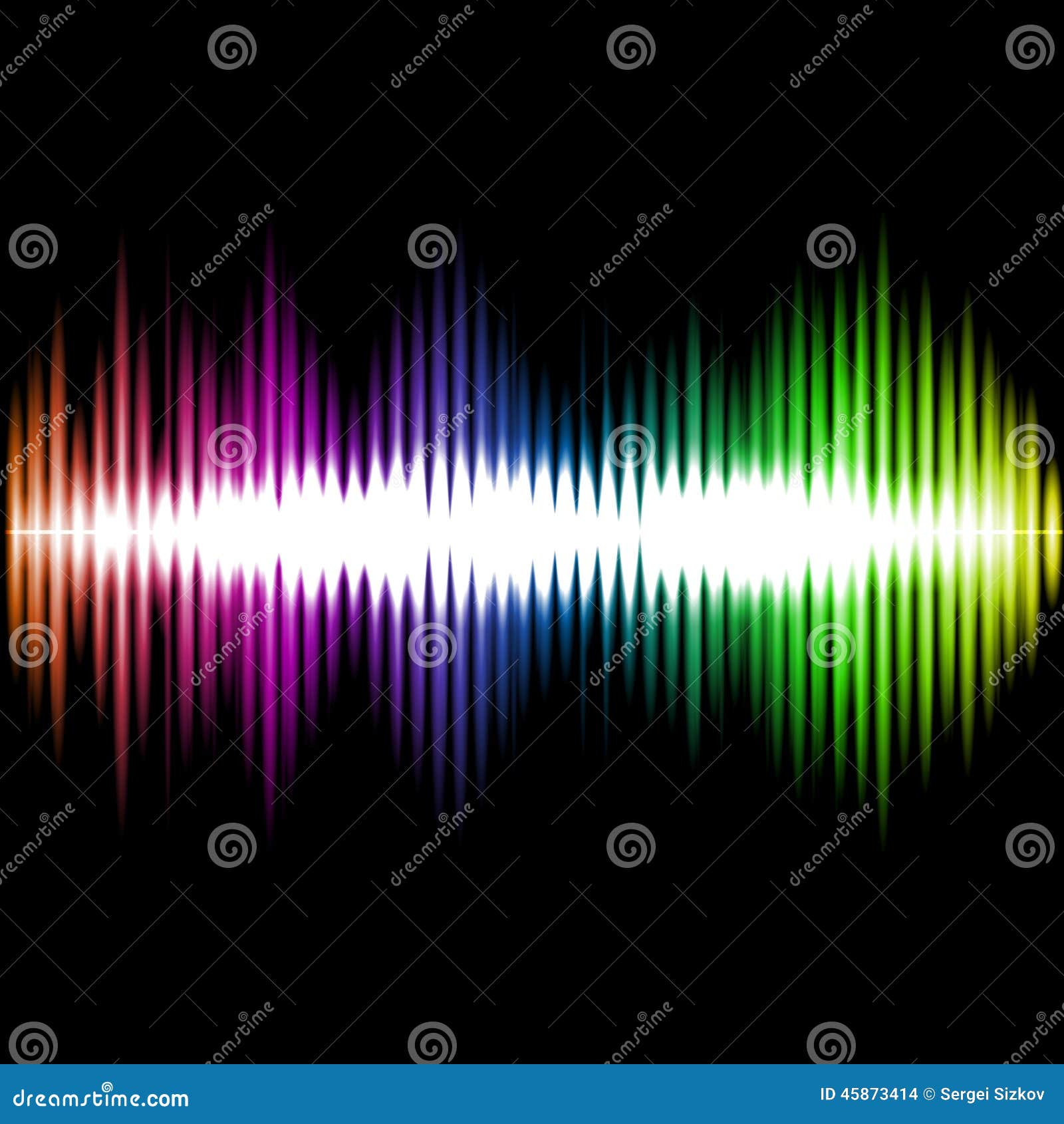 Sound Equalizer Wave Abstract Background. Vector Stock Vector ...