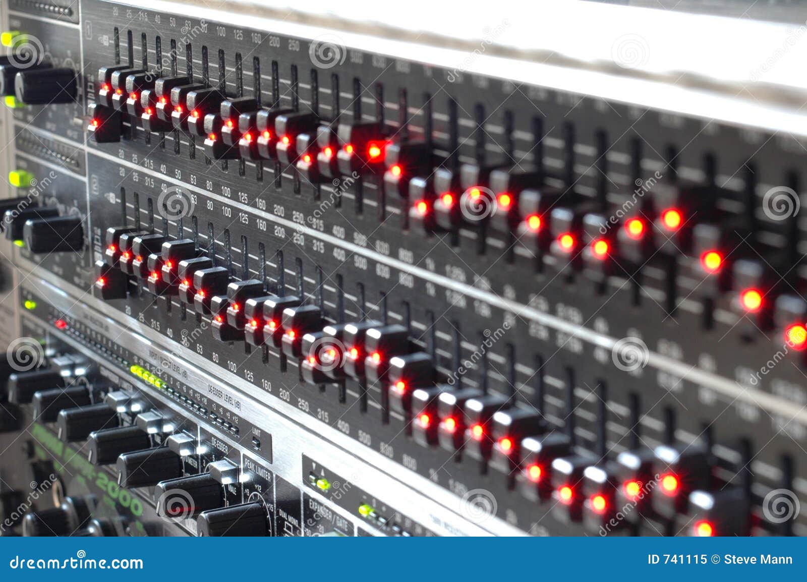 Sound equipment stock image. Image of button, science, audio - 741115