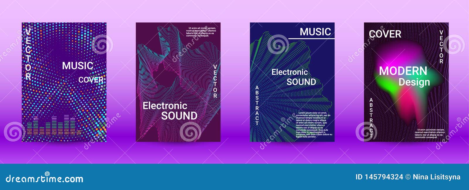 Sound flyer stock illustration. Illustration of graphic - 145794324