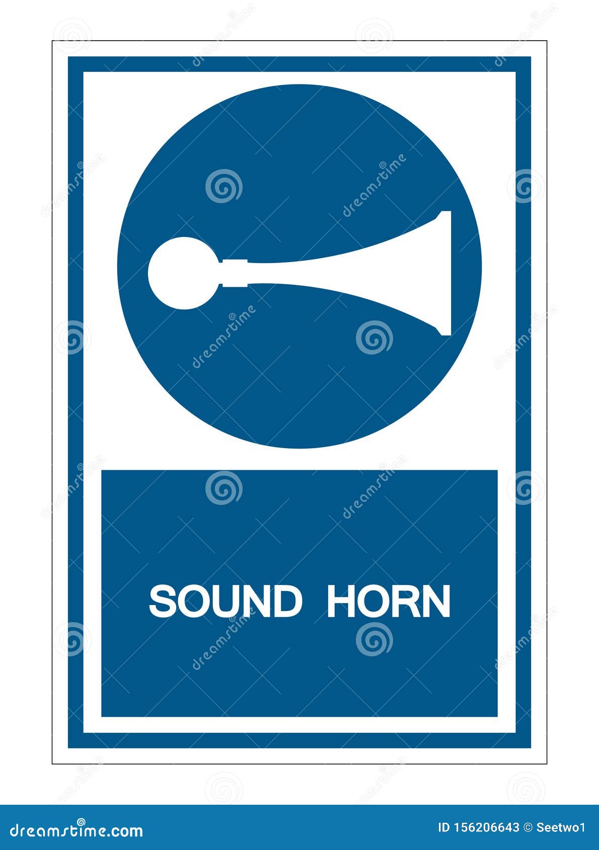 Sound Horn Symbol Sign Isolate on White Background,Vector Illustration ...