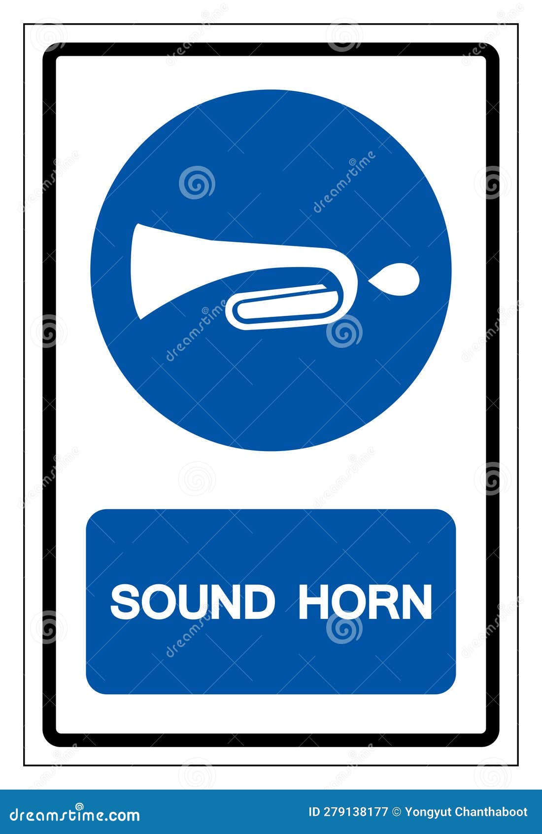 Sound Horn Symbol Sign ,Vector Illustration, Isolate on White ...