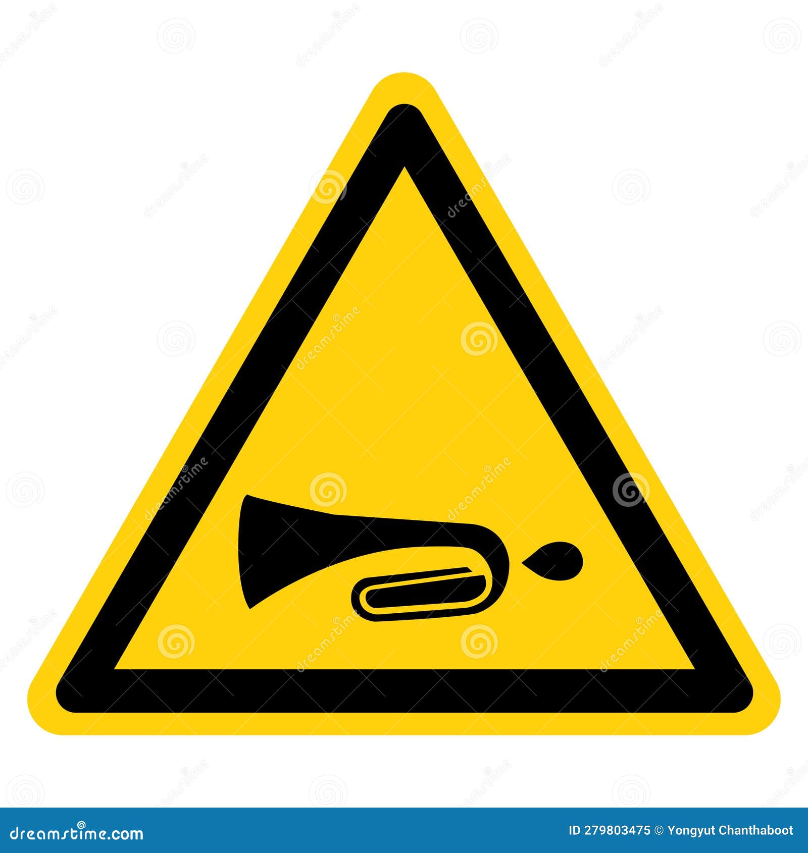 Sound Horn Symbol Sign ,Vector Illustration, Isolate on White ...