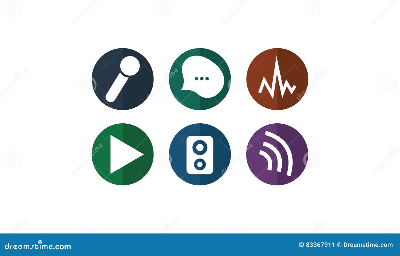 Sound_Icons stock vector. Illustration of technology - 83367911