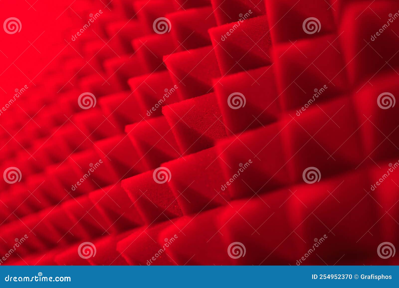 Sound Insulator in the Shape of Pyramids or Triangles in a Music Stock ...