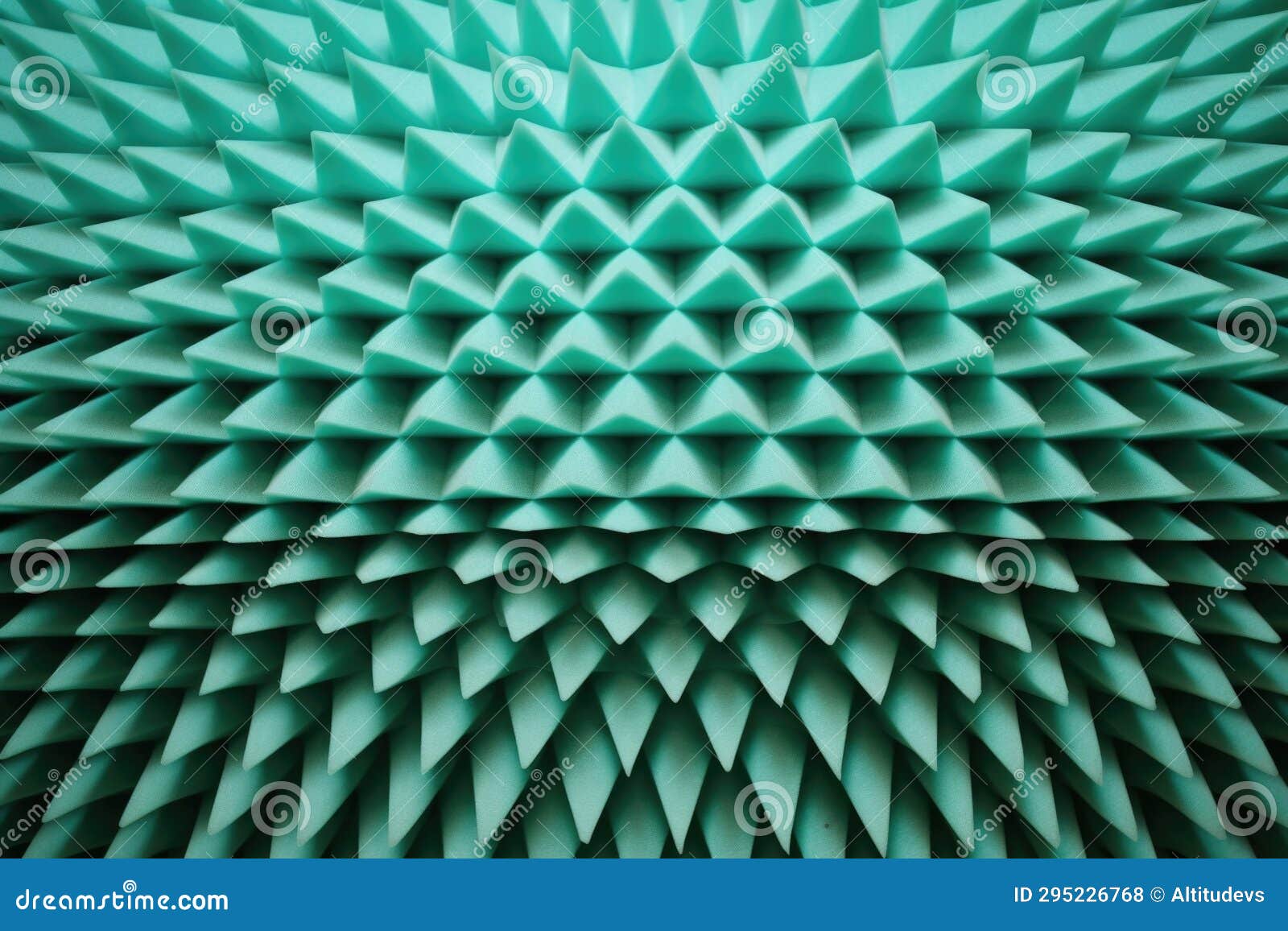 Sound Isolation Foam on a Studio Wall Stock Photo - Image of sound ...