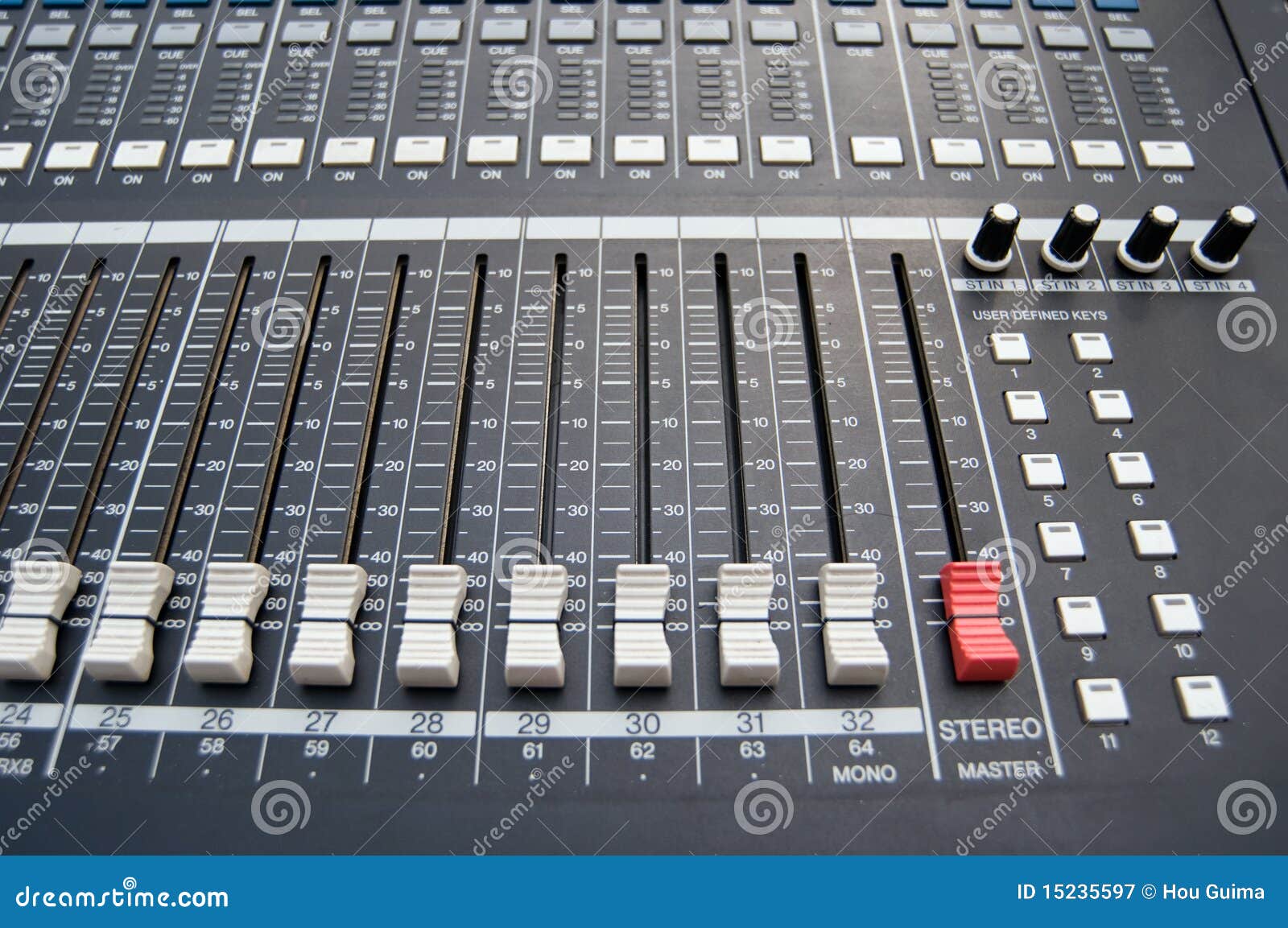 Sound knobs stock image. Image of fader, concert, knobs - 15235597