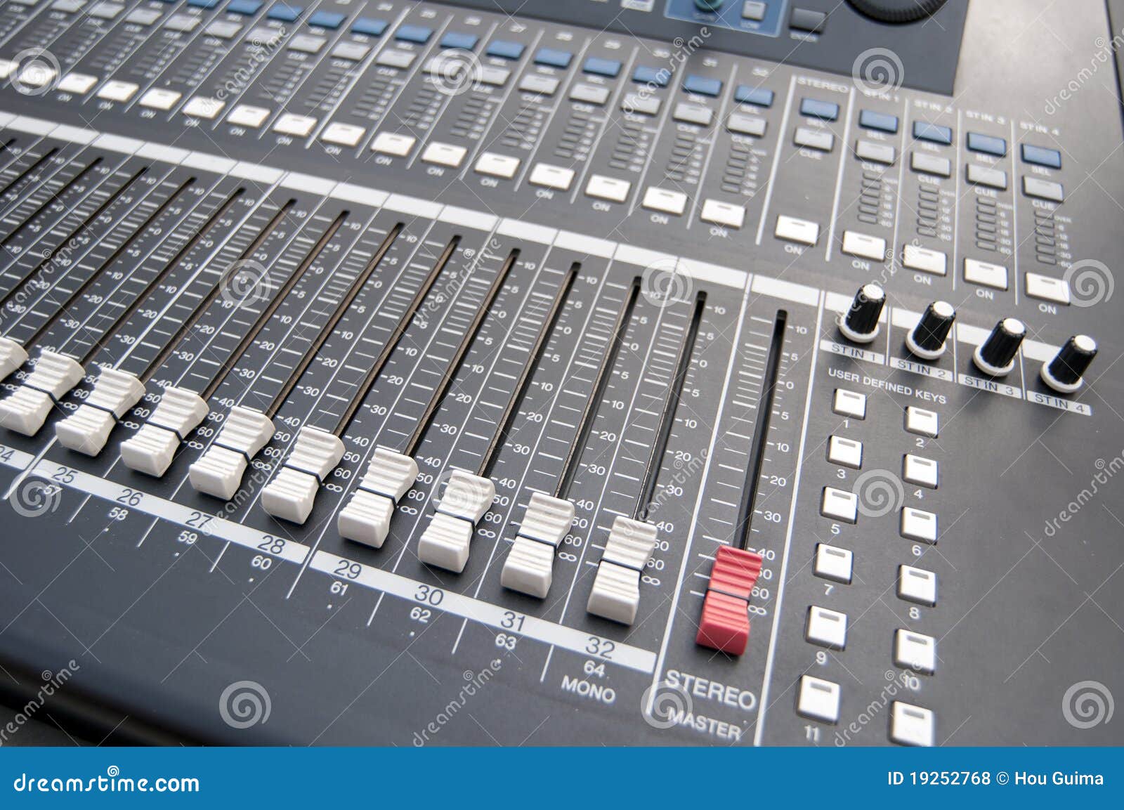Sound knobs stock photo. Image of adjust, knobs, microphone - 19252768
