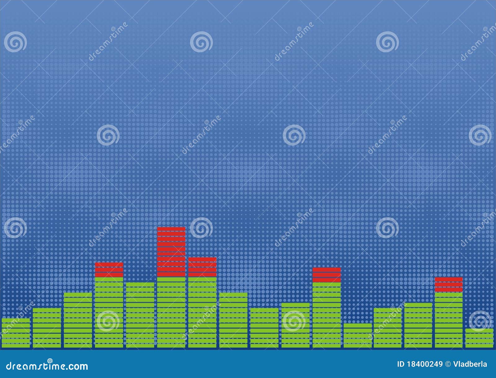 Sound level background stock vector. Illustration of sound - 18400249