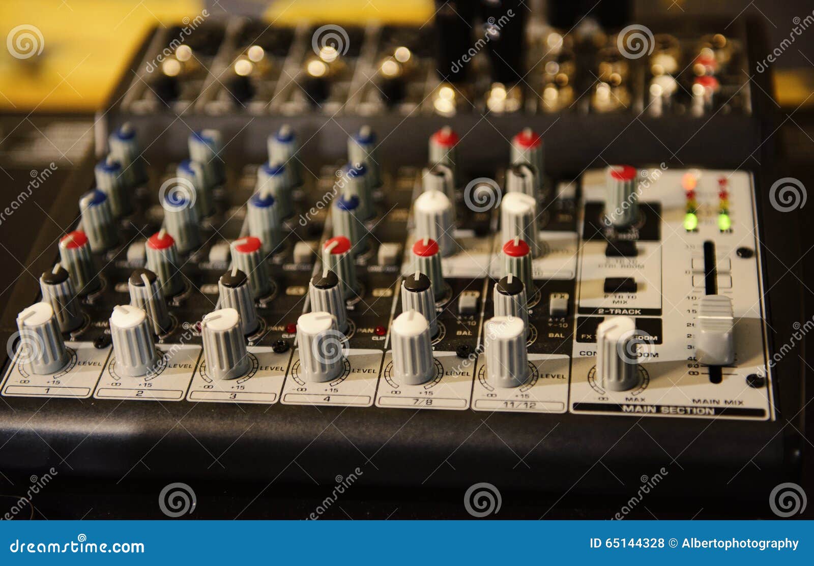 Sound mix board stock photo. Image of console, mixing - 65144328